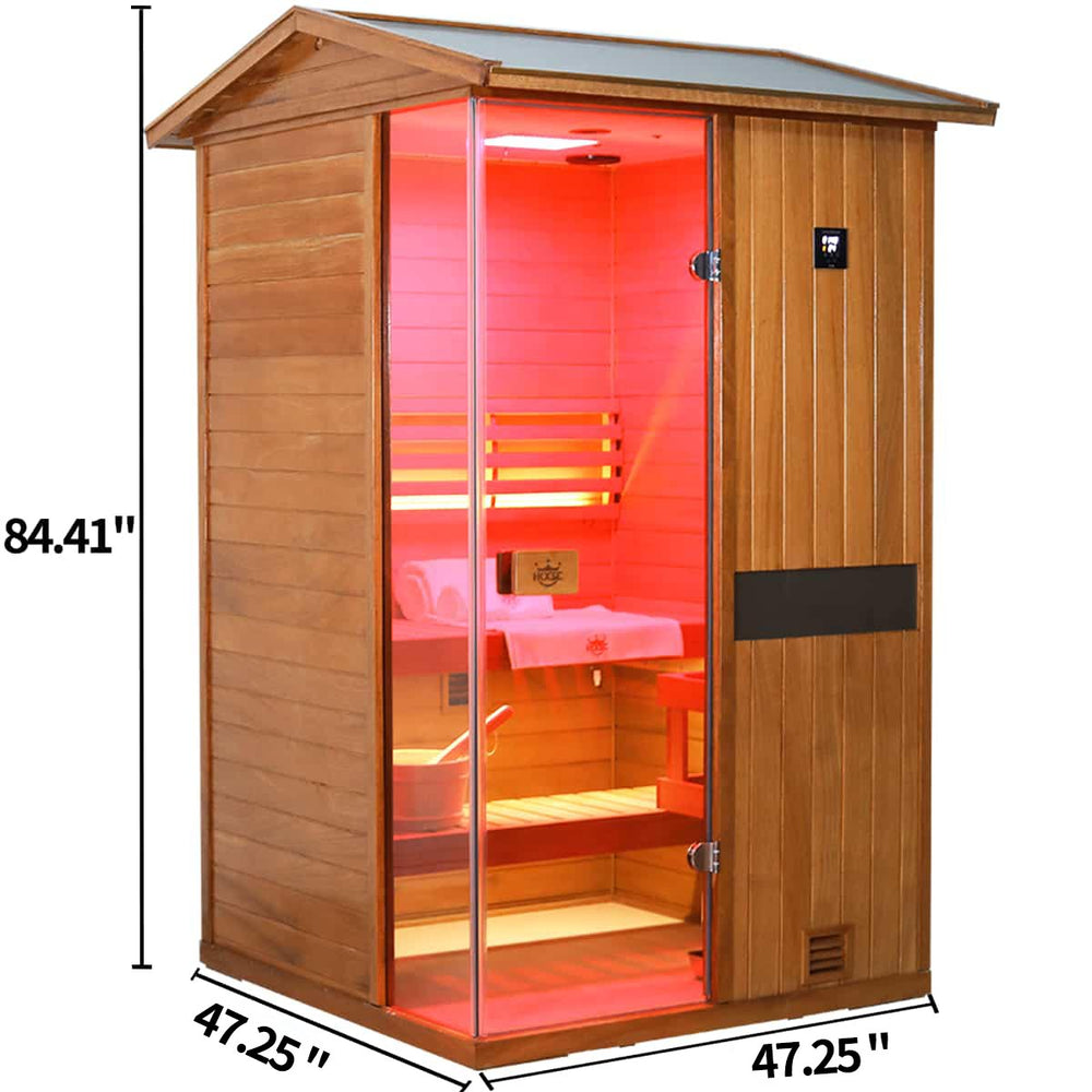 2-Person Outdoor Steam Sauna